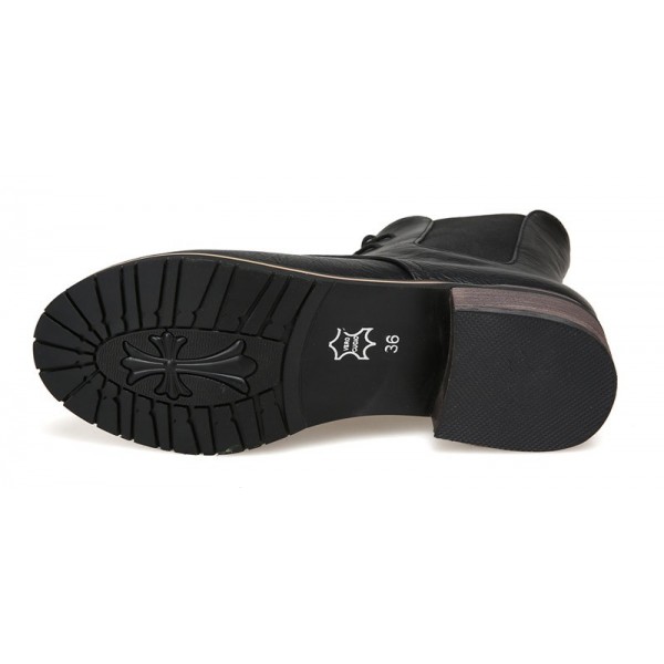 Bottines lacets, petits talons 3.5 cm, aspect cuir mate, noires, femmes ...