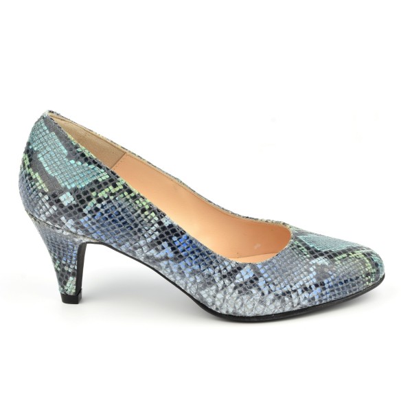 Escarpins Python Vert- F96136- Brenda Zaro- 32-33-34 | Petits Souliers