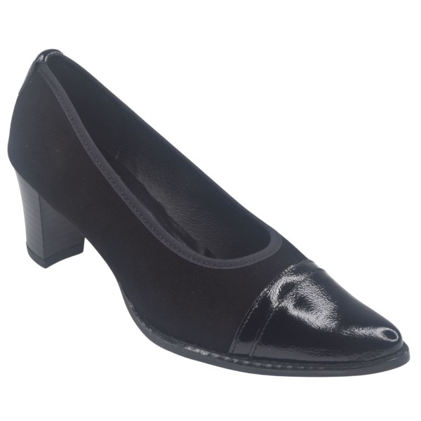 Bombas de camurça preta, Alvison, Geo Reino 32-35| Sapatinhos